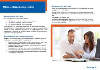 2016 Tax Guideline for Romania | PPT