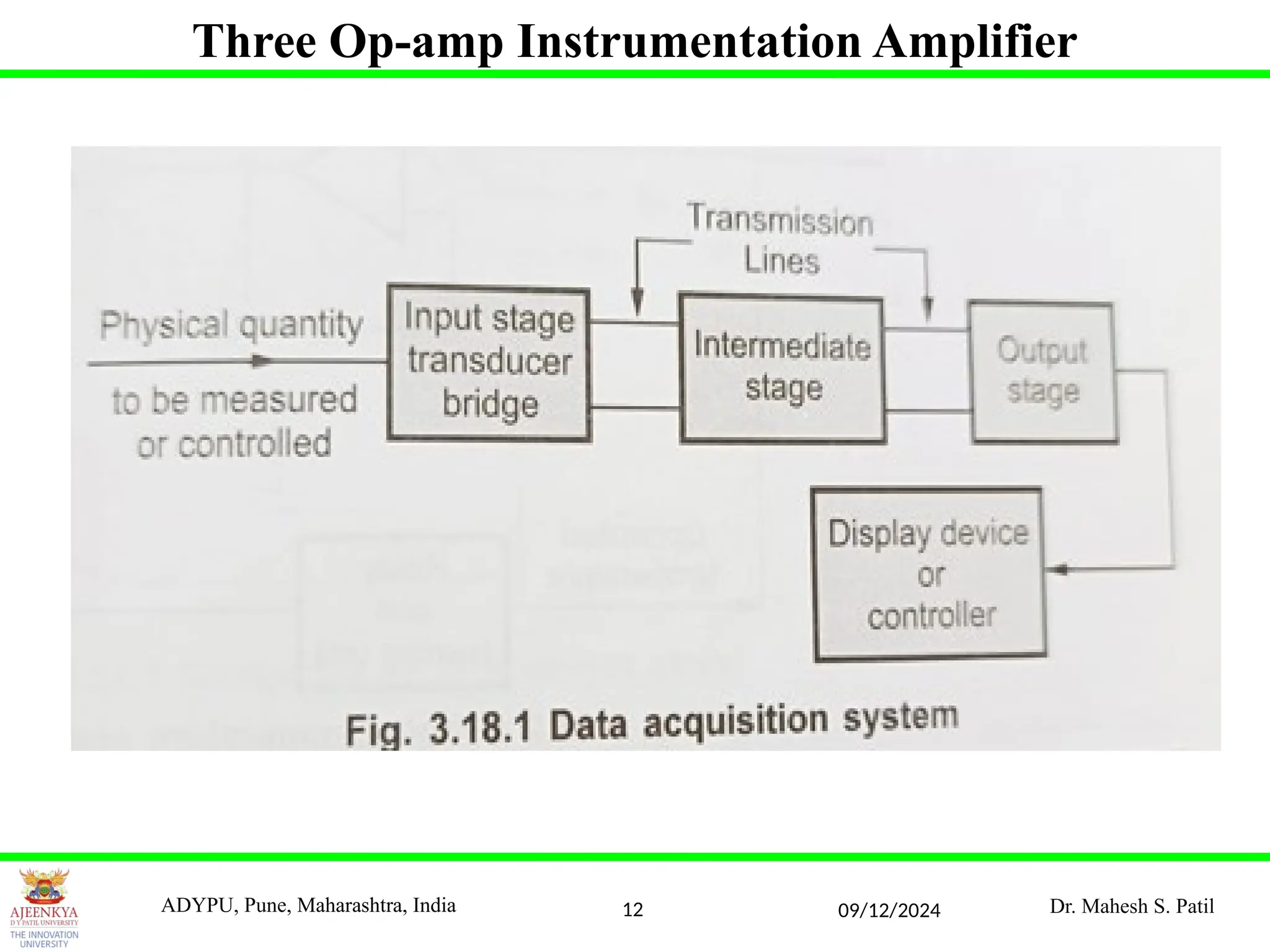 PPT for Instrumentation Amplifier with three opamp | PPT | Free Download