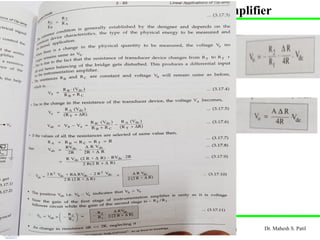 PPT for Instrumentation Amplifier with three opamp | PPTX
