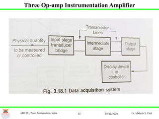 PPT for Instrumentation Amplifier with three opamp | PPT