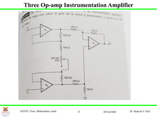 PPT for Instrumentation Amplifier with three opamp | PPTX