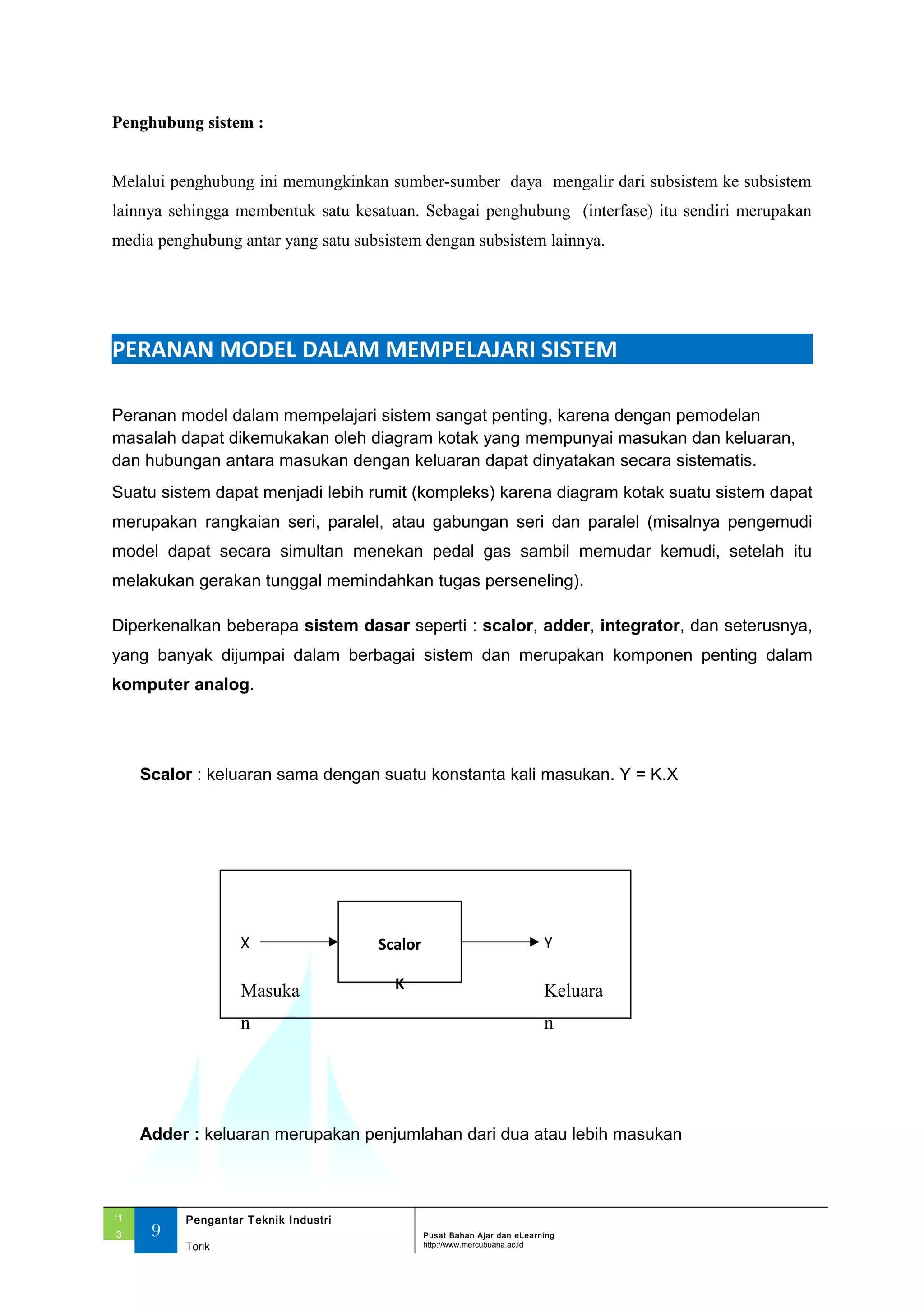 02. Model, Sistem, dan Konsep Perancangan Sistem | DOC