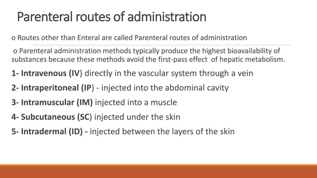 Route of administration | PPTX