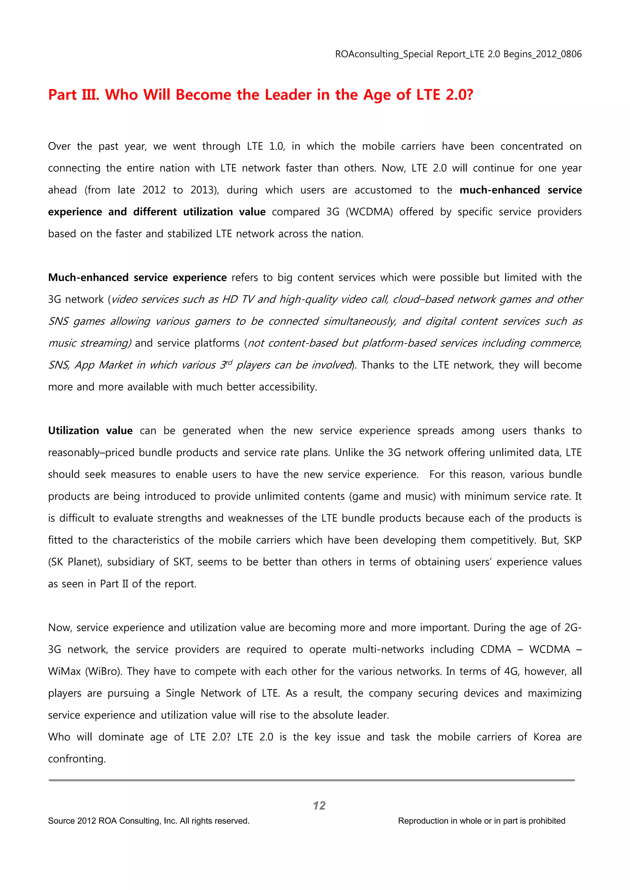 Roa consulting lte2.0 begins | PDF