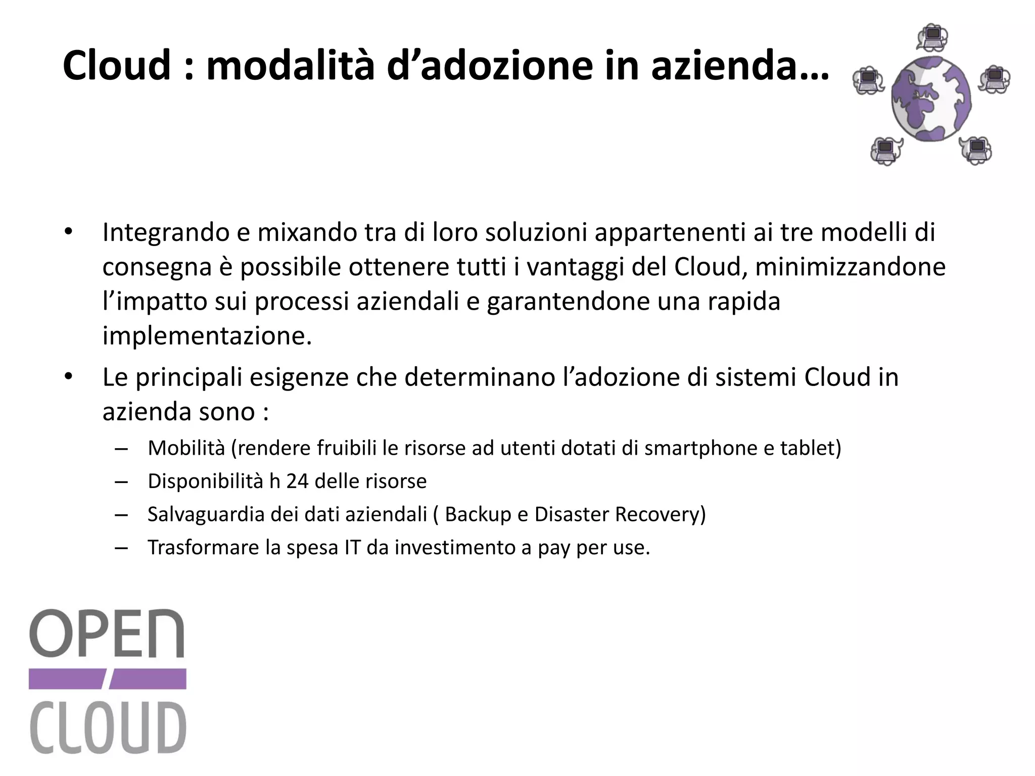 Una road map per il Cloud in Azienda | PPT