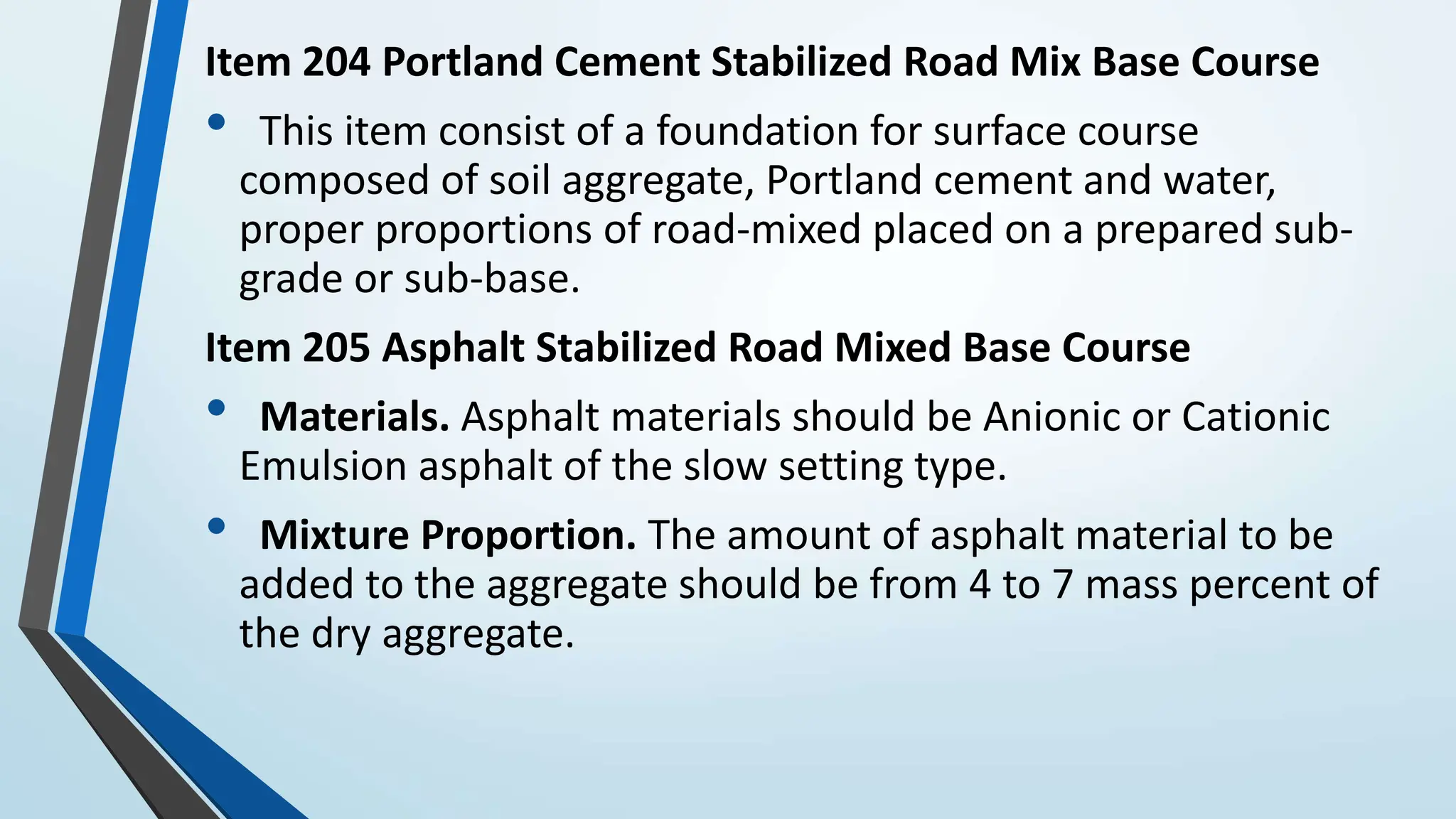 Road-Bed-Construction PPT report- Construction materials and testing | PPTX