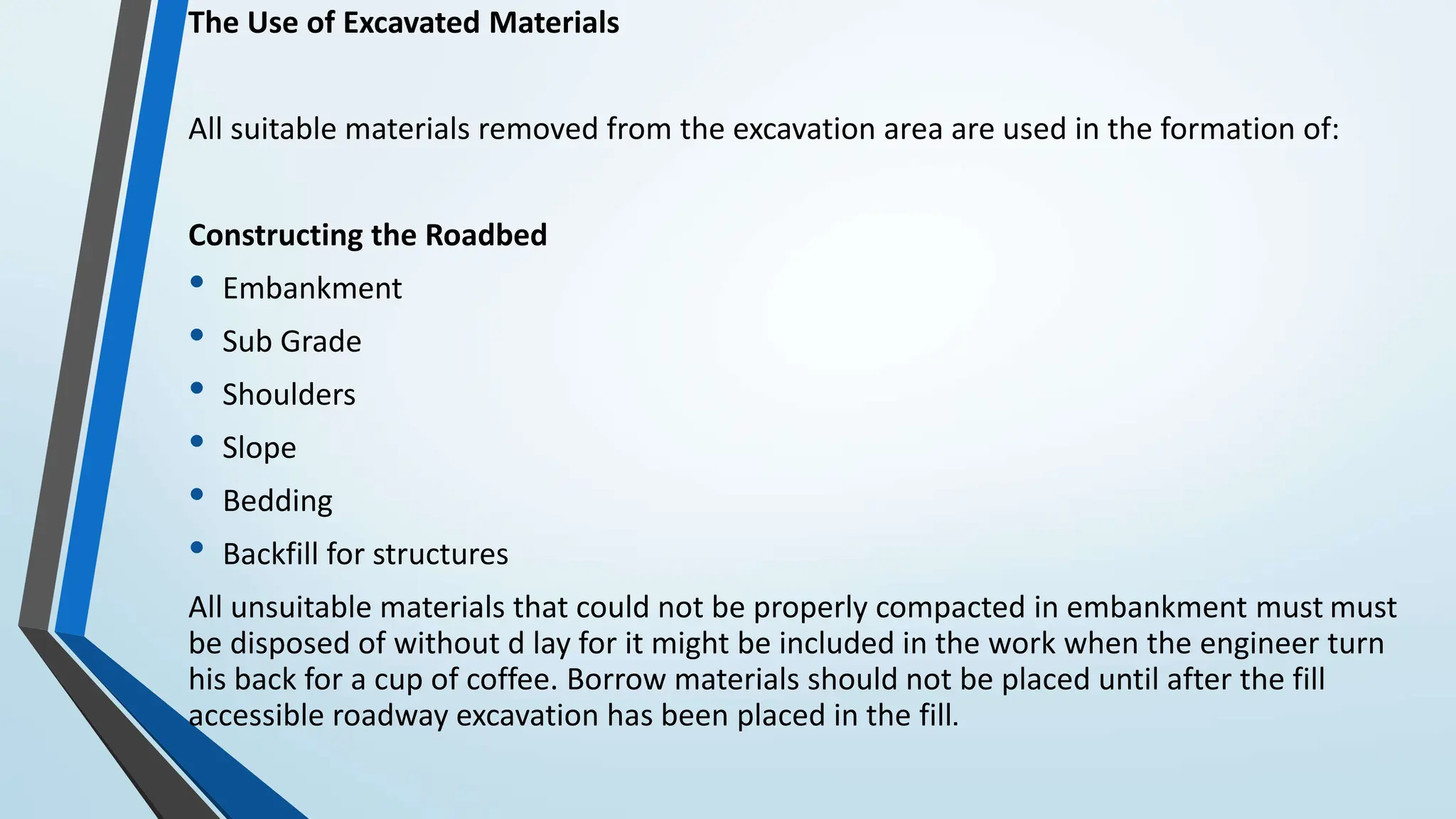 Road-Bed-Construction PPT report- Construction materials and testing | PPTX