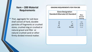 Road-Bed-Construction PPT report- Construction materials and testing | PPTX