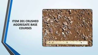 Road-Bed-Construction PPT report- Construction materials and testing | PPTX