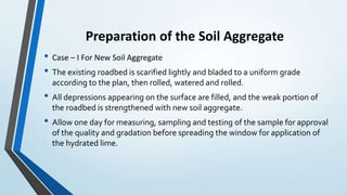 Road-Bed-Construction PPT report- Construction materials and testing | PPTX