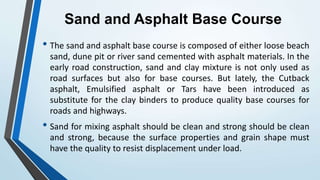 Road-Bed-Construction PPT report- Construction materials and testing | PPTX