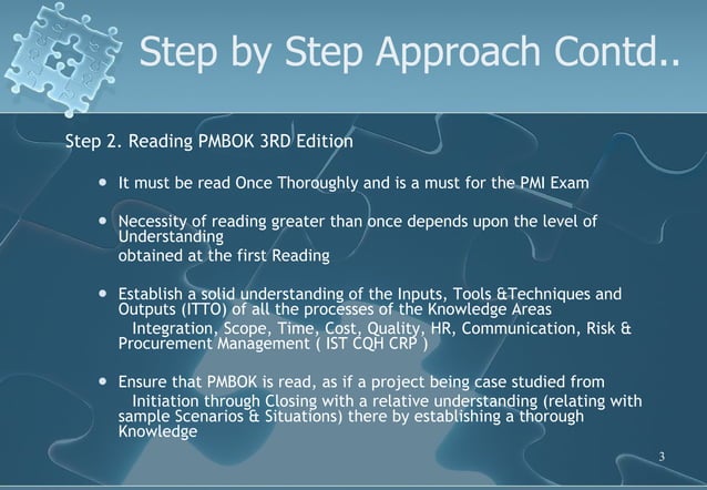 Road Map to PMI PMP | PPT