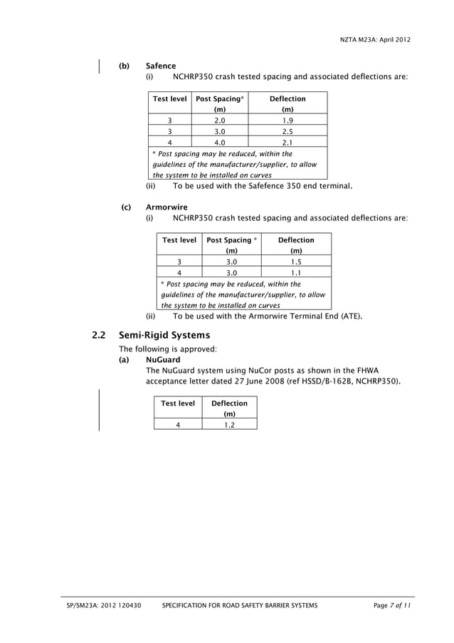 Road safety-barrier-systems-appendix-a | PDF