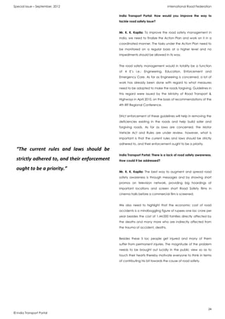 Road safety in India | PDF