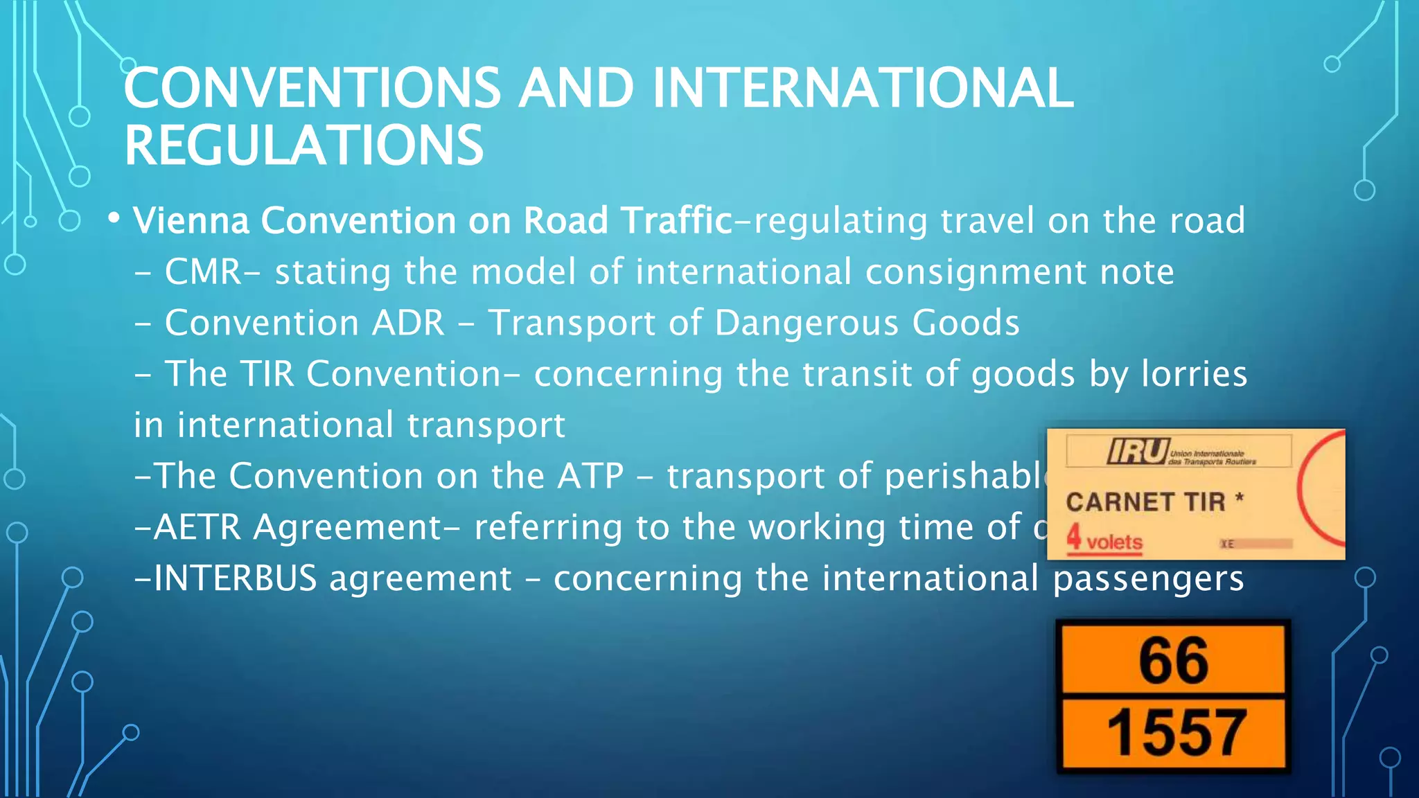Road transport | PPTX