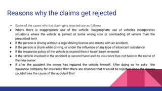 Road accident claim compensation iii | PPTX