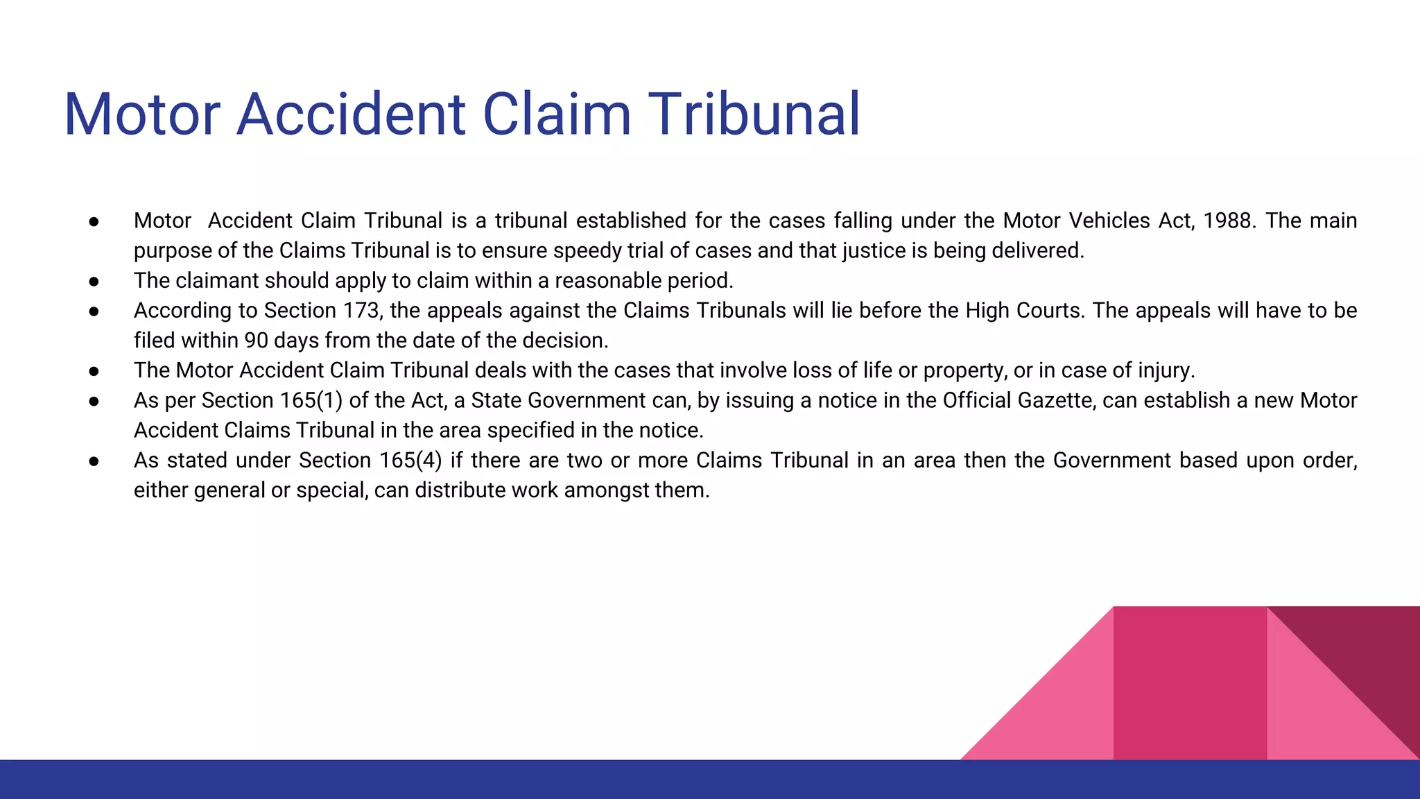 Road accident compensation claim i | PPTX