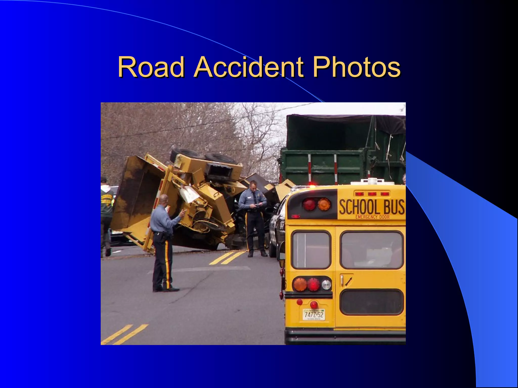 Road Accident Prevention PowerPoint Presentation with Photos | PPT
