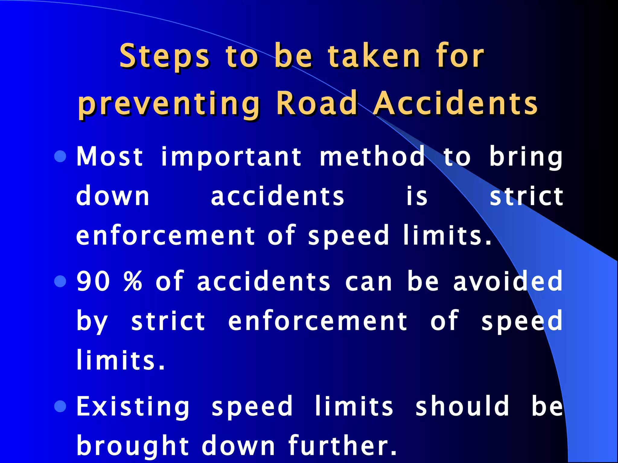Road Accident Prevention PowerPoint Presentation with Photos | PPT