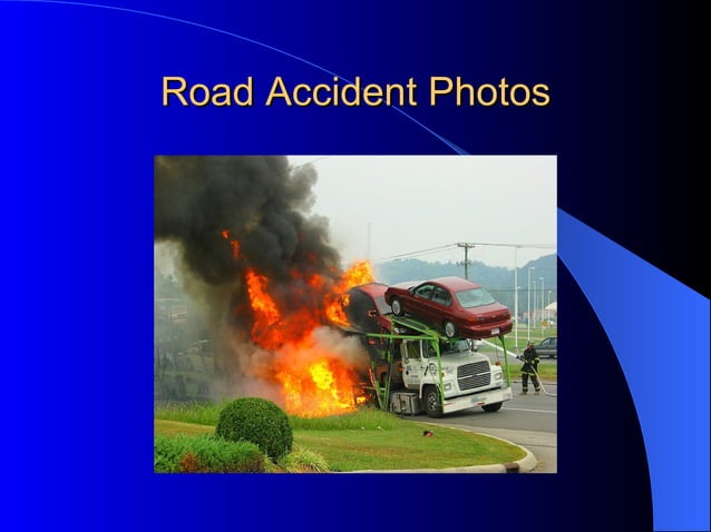 Road Accident Prevention PowerPoint Presentation with Photos | PPT