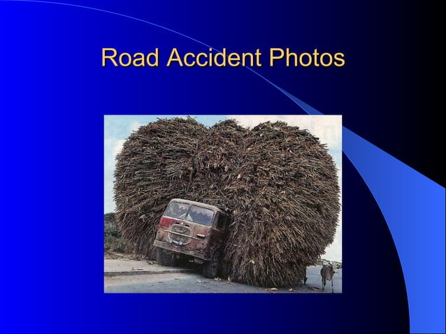 Road Accident Prevention PowerPoint Presentation with Photos Road Accident Prevention PowerPoint Presentation with Photos