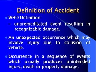 Road accidents tam 2013-28 | PPTX