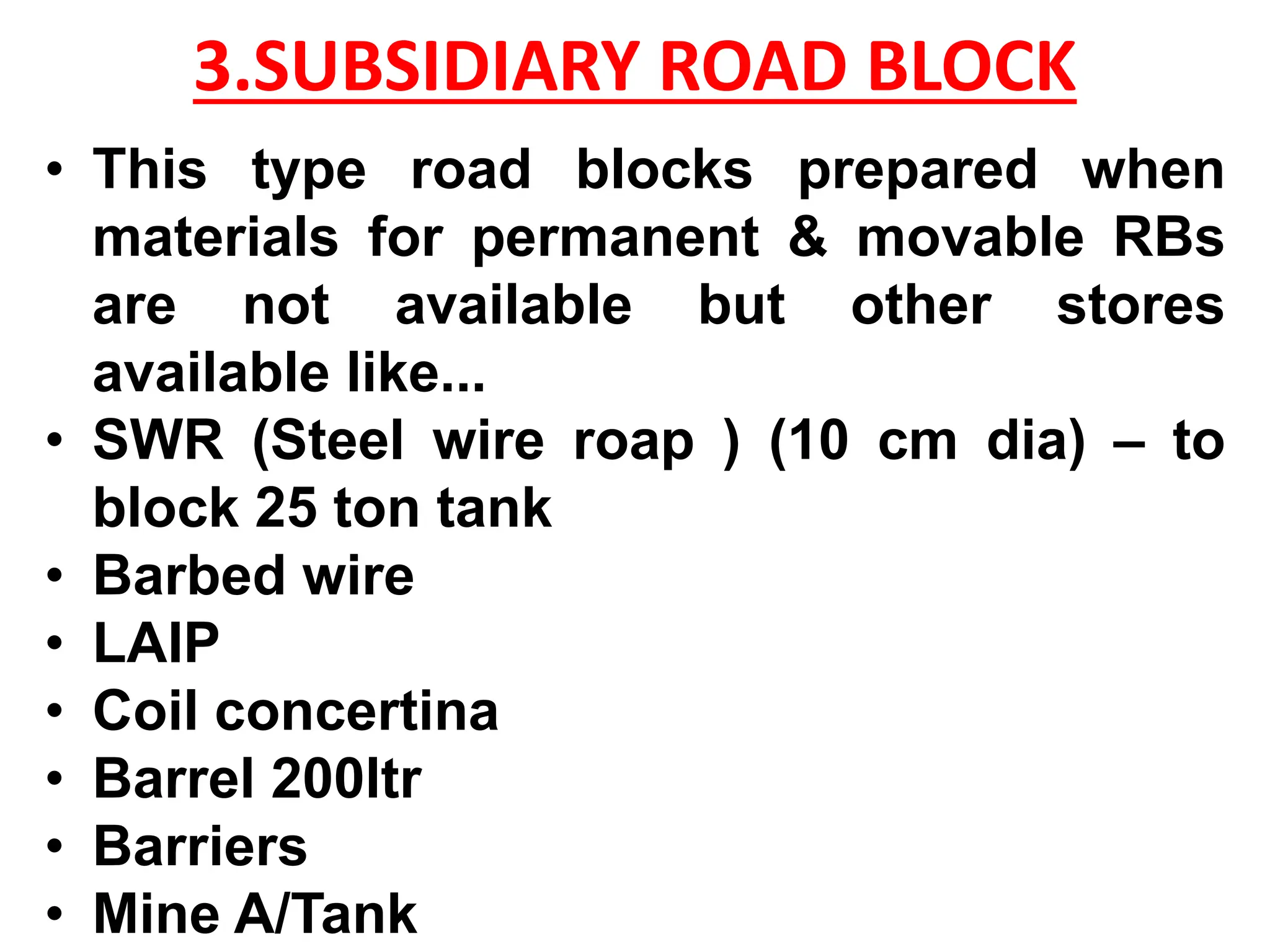 Road block for General use in building etc | PPT