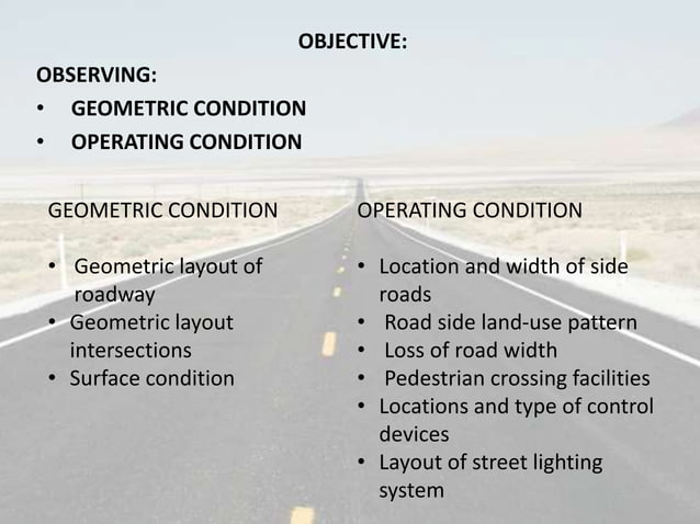Road condition survey by ahmed ferdous - 1004137-buet | PPT