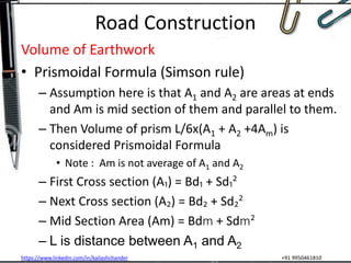 Road construction in Civil engineering | PPTX
