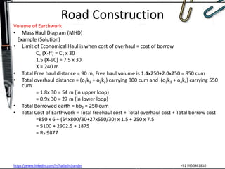 Road construction in Civil engineering | PPTX