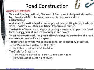 Road construction in Civil engineering | PPTX
