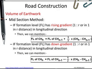 Civil Engineering Construction Formulas
