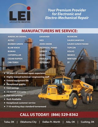 ROAD CONSTRUCTION & HEAVY EQUIPMENT REPAIR | PDF