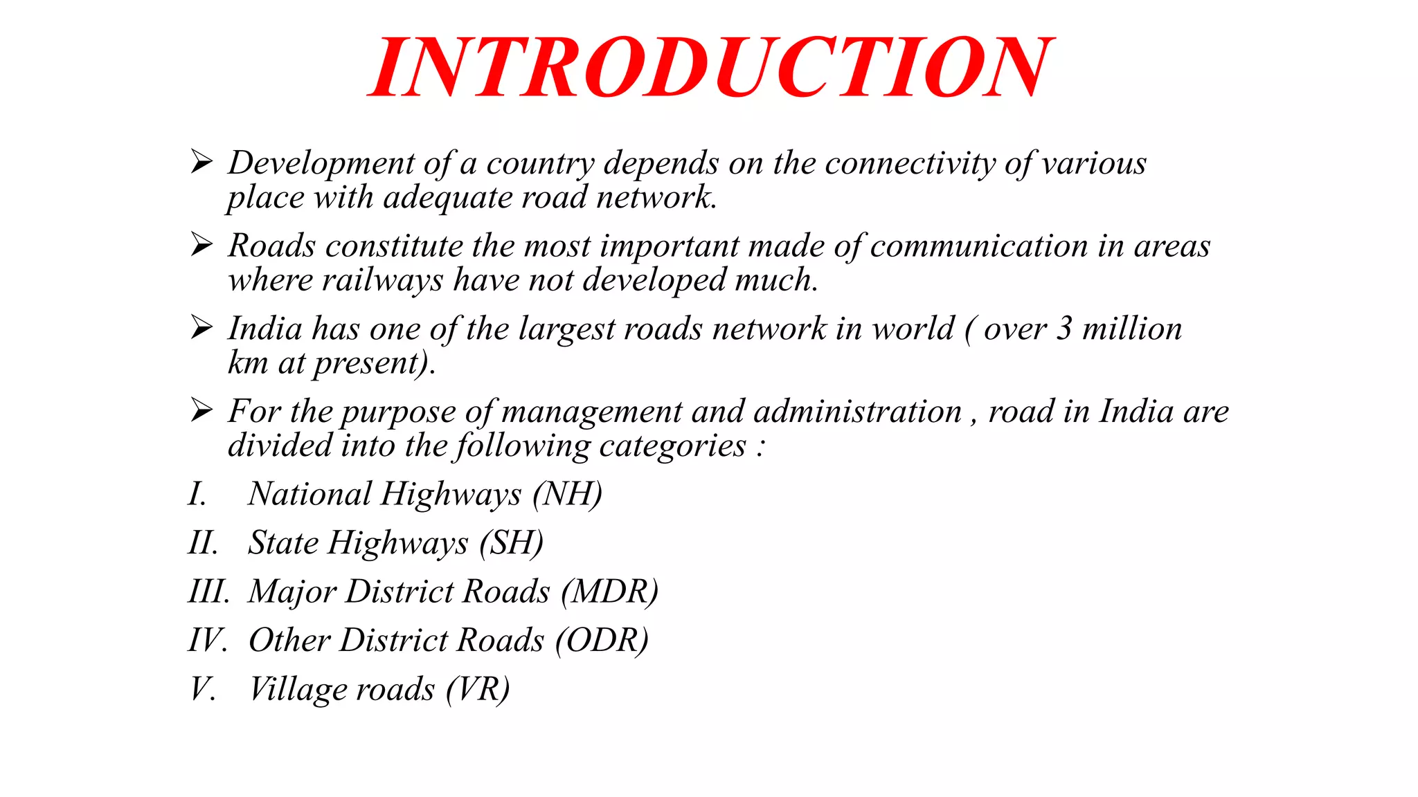 Road construction ppt | PPTX
