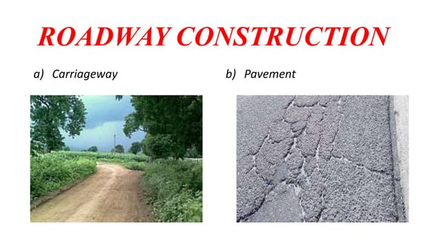 Road construction ppt | PPTX