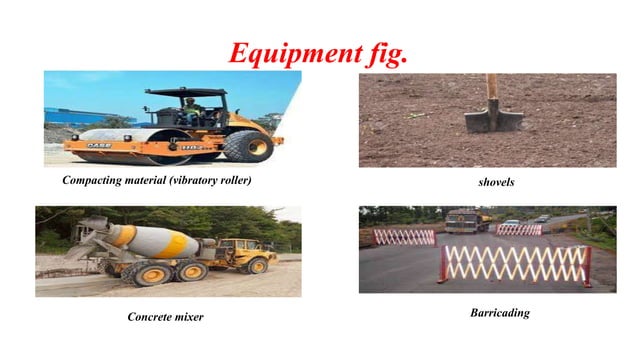 Road construction ppt | PPTX