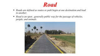 Road construction ppt | PPTX