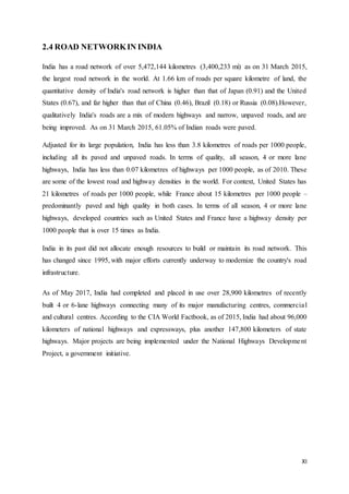 Road construction report | DOCX