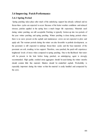 Road construction report | DOCX