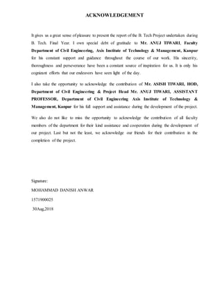 Road construction report | DOCX