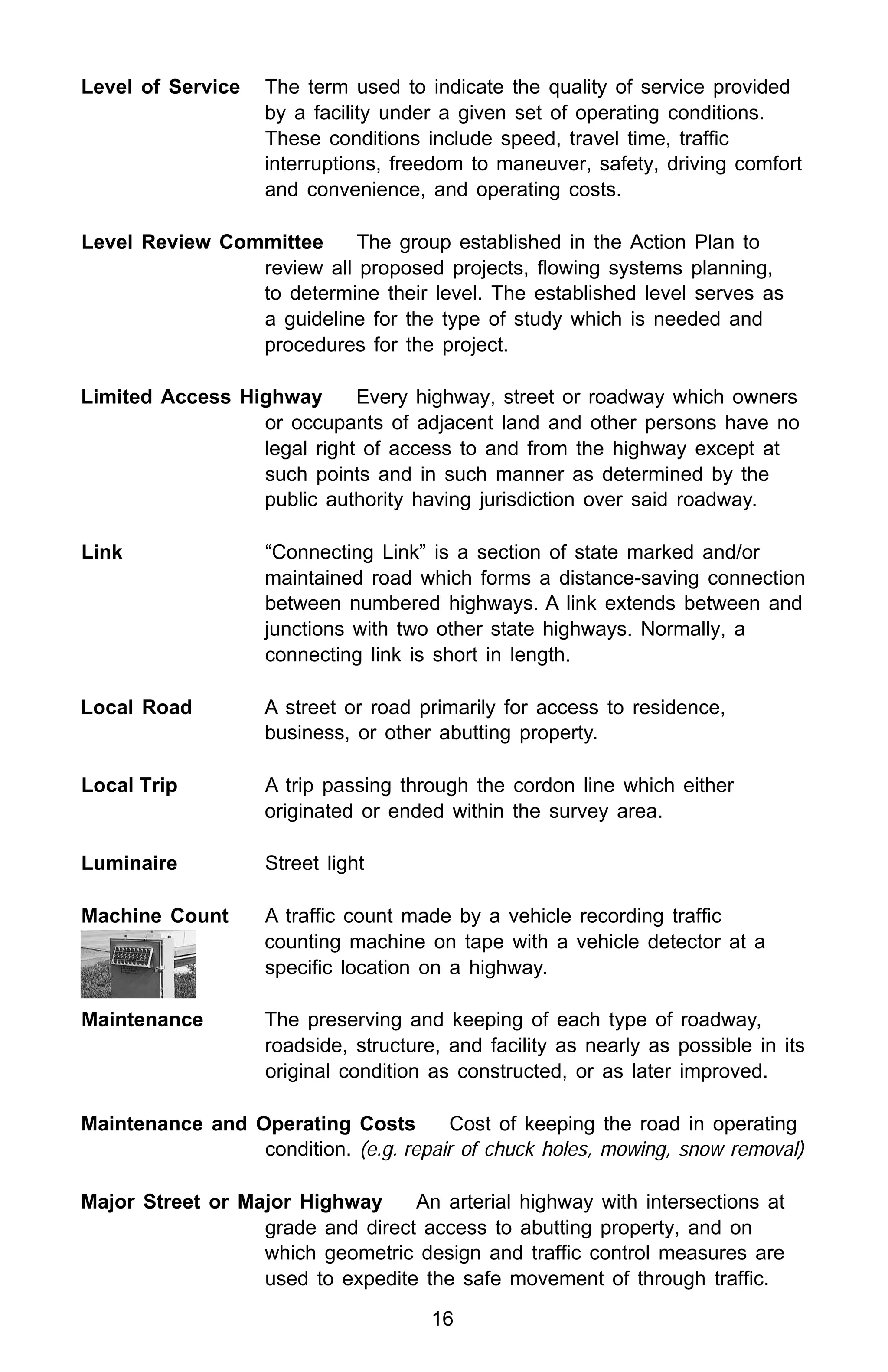 Road construction terms dictionary | PDF