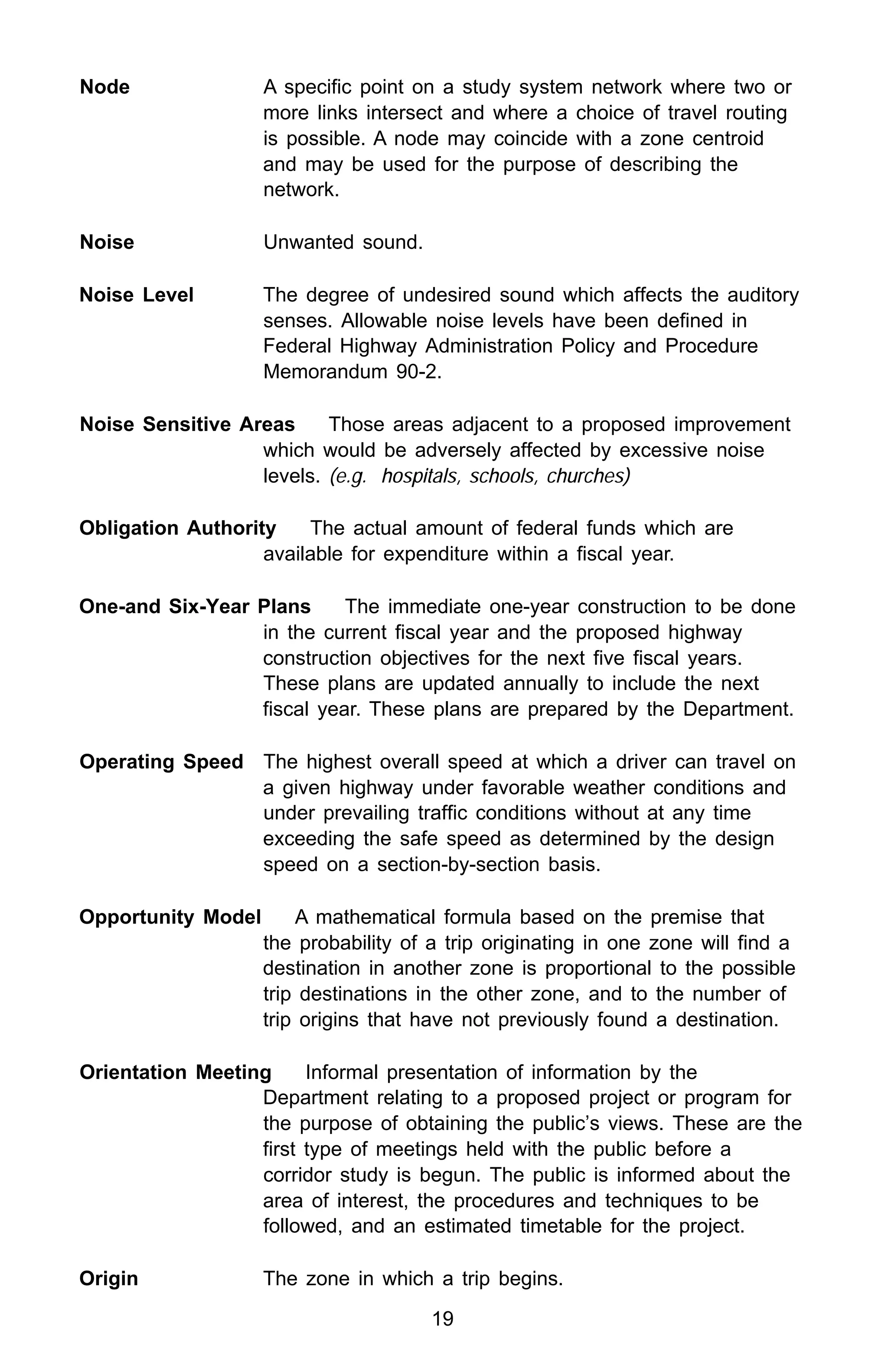 Road construction terms dictionary | PDF