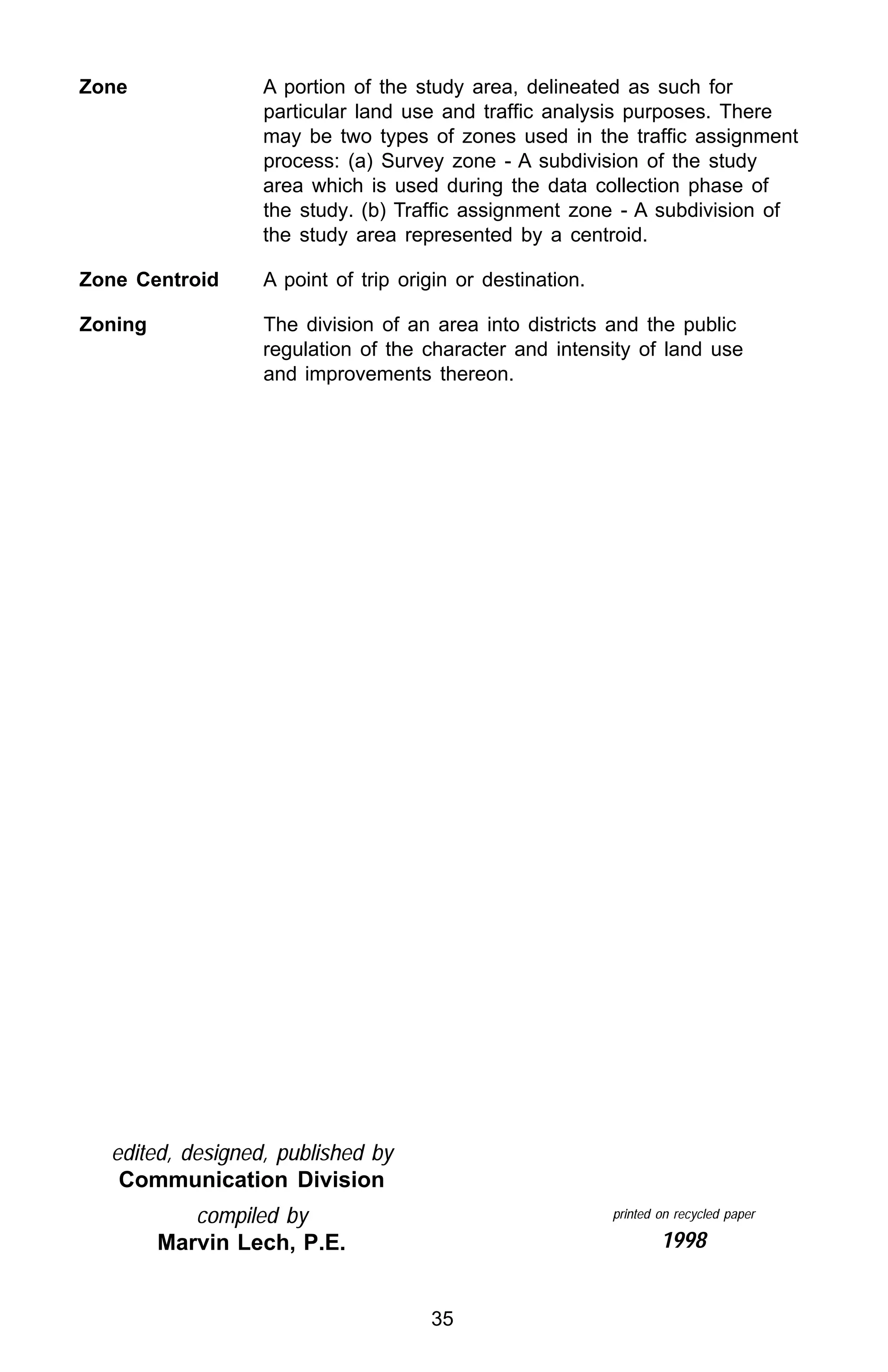 Road construction terms dictionary | PDF