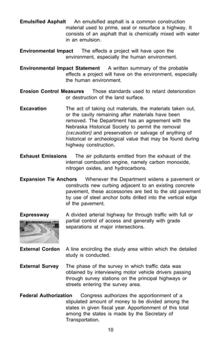Road construction terms dictionary | PDF