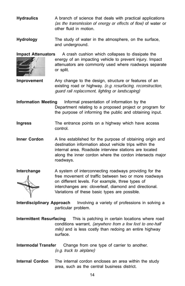 Road construction terms dictionary | PDF