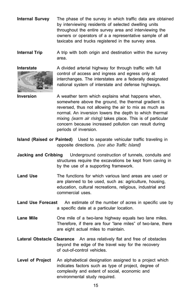 Road construction terms dictionary | PDF