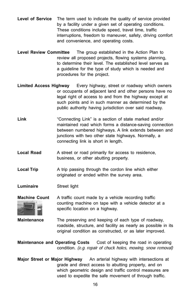 Road construction terms dictionary | PDF