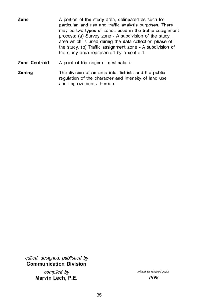 Road construction terms dictionary | PDF