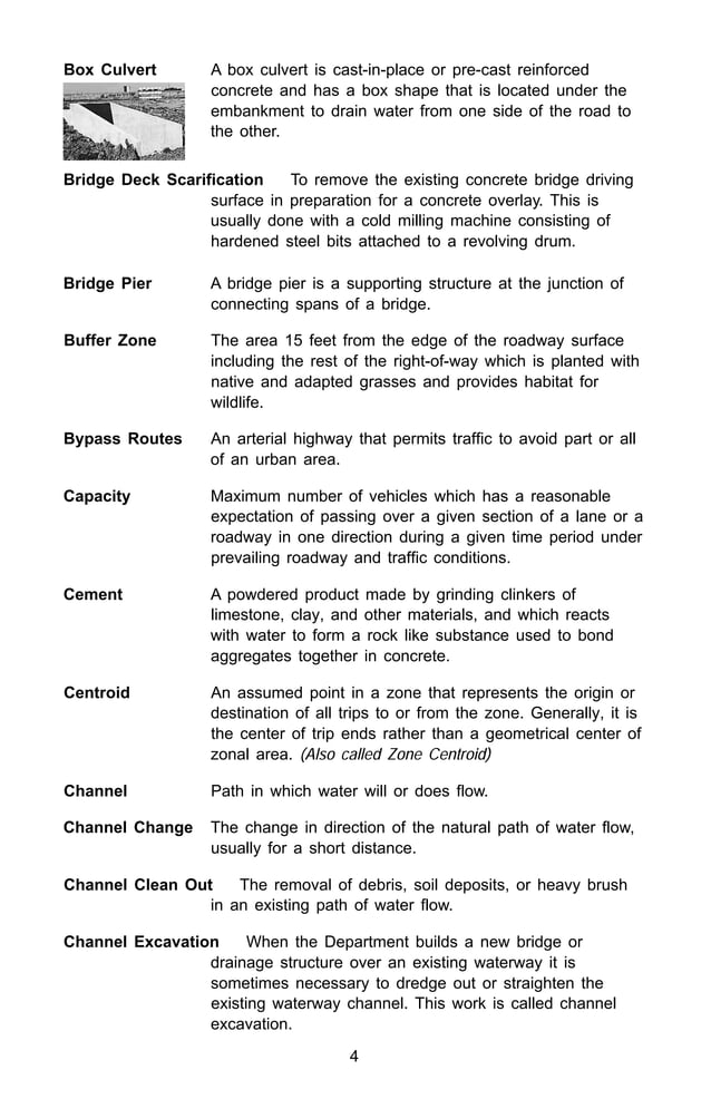 Road construction terms dictionary | PDF