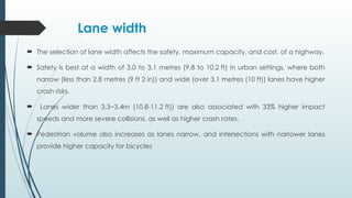 Road design parameters for civil engineering | PPTX